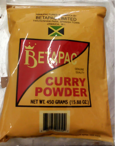 Betapac Curry 450 gram – Yardie Style Care Packages